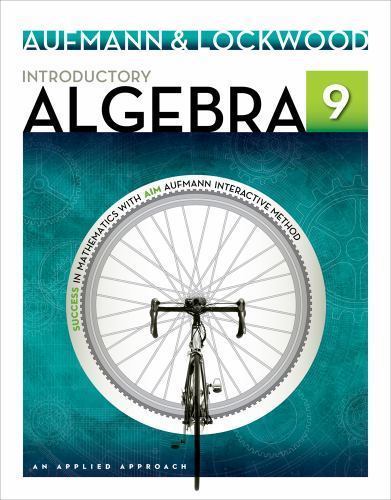 Introductory Algebra : An Applied Approach by Richard N. Aufmann and ...
