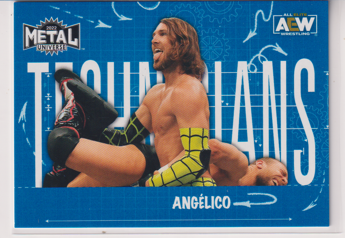 Angelico 2022 Upper Deck AEW Metal Technicians Card TN-6 $1.00 Shipping ...