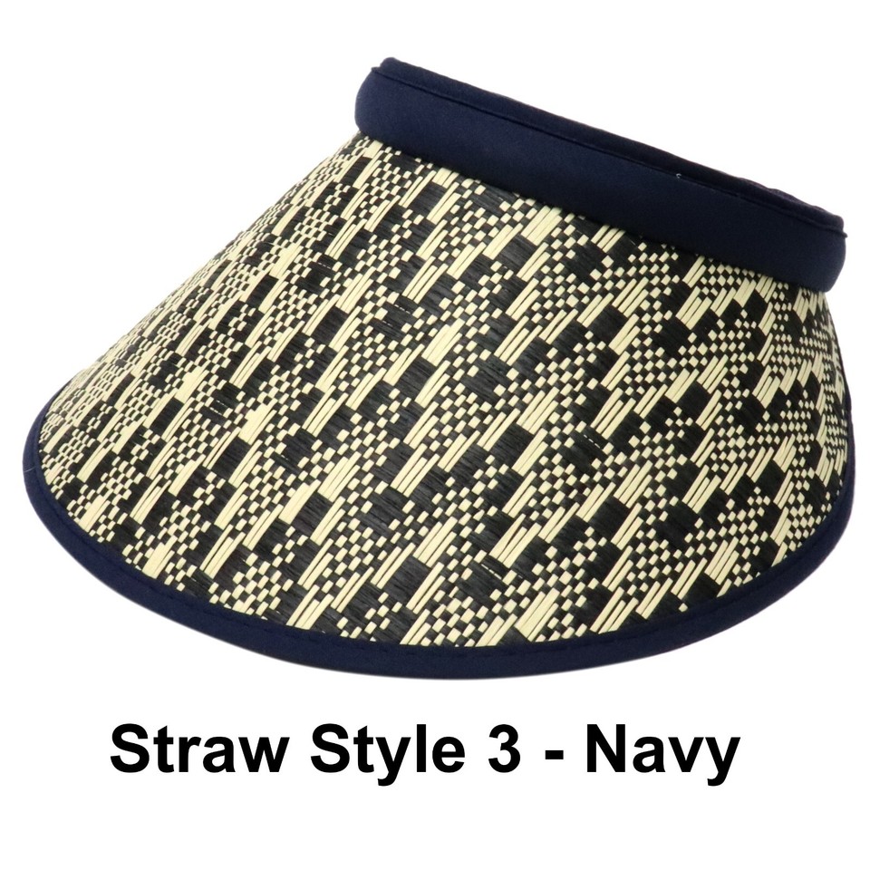 Women Lady Fashion Large Clip On Visor Wide Brim Sun UV Protection Cap ...