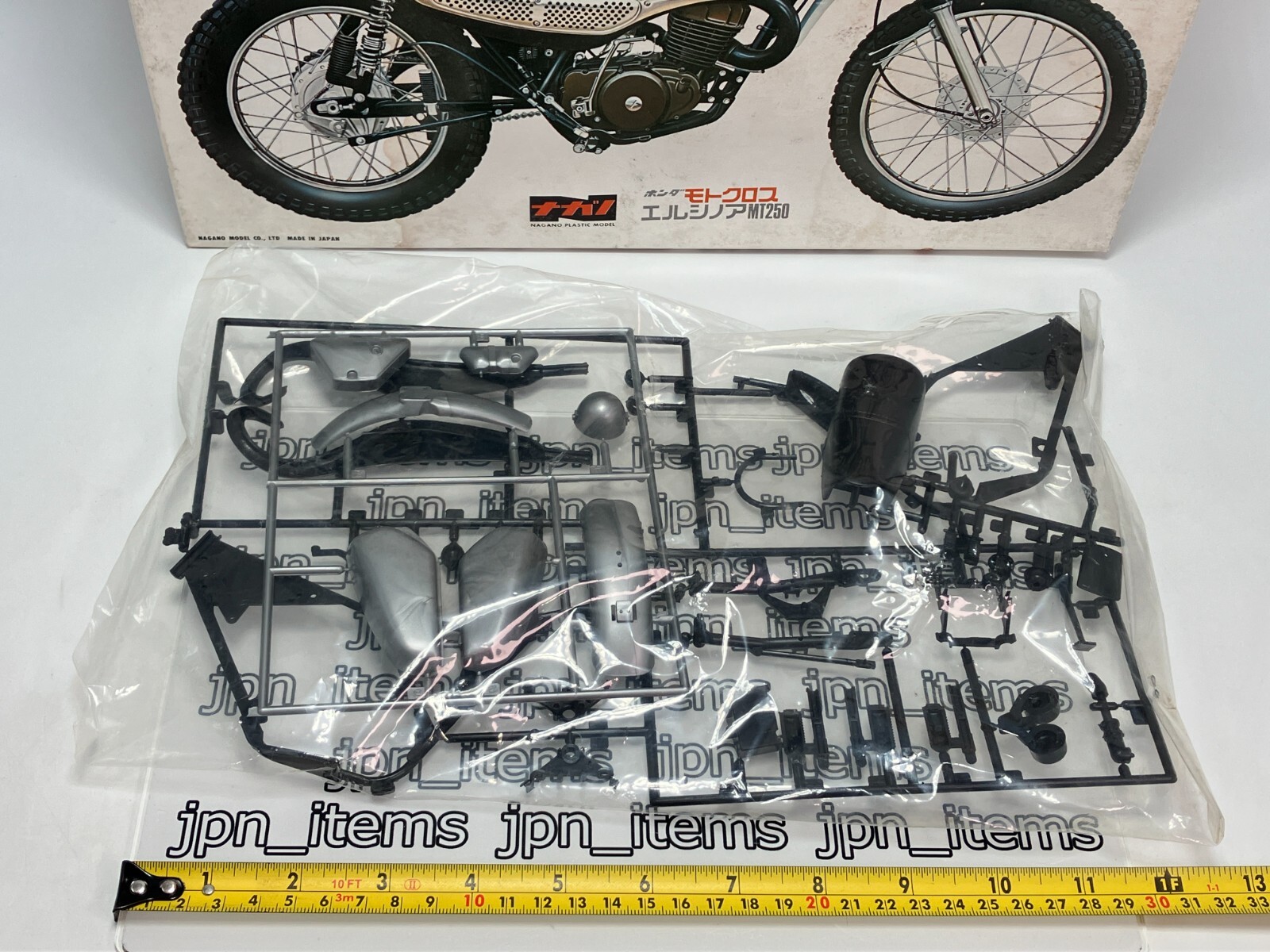 Nagano 1/8 Plastic Model Kit Honda Motocross Elsinore MT250 Vintage ...