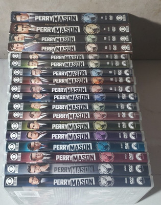 PERRY MASON Complete Series Seasons 1-9 (72-DVD Box Set 18 Cases) | eBay
