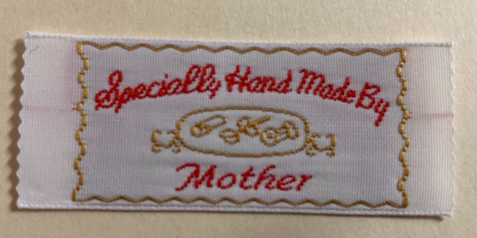 7 Vintage York "Specially Hand Made By MOTHER" WOVEN LABELS Sew ...
