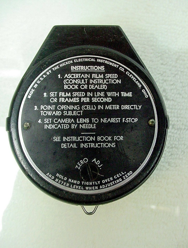 Duplex Hickok Light Meter (Early) | Needle moves but sticks | Needs ...