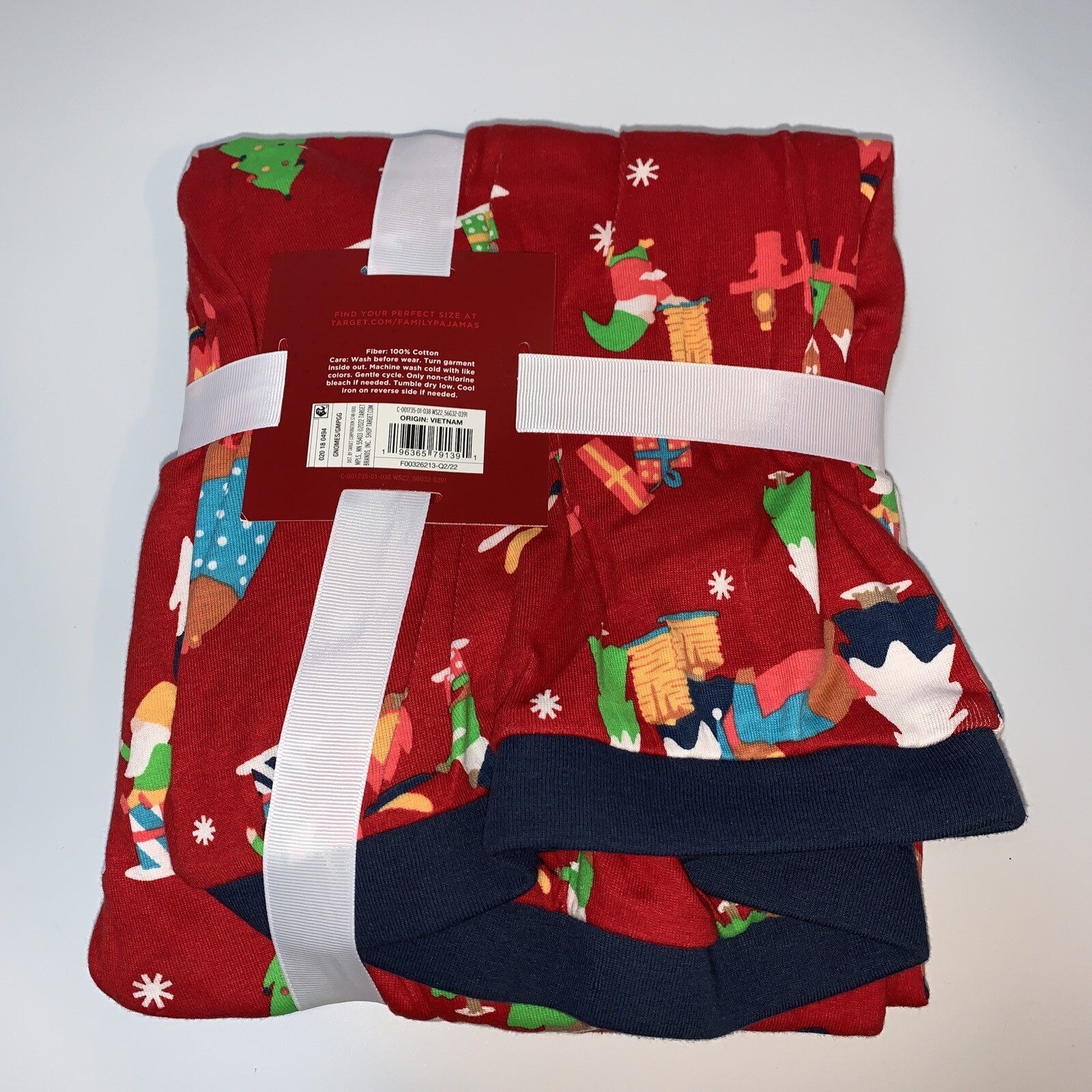 Wondershop 2 pc. Pajama Sleep Set Sleepwear Christmas Holiday Gnomes Sz ...