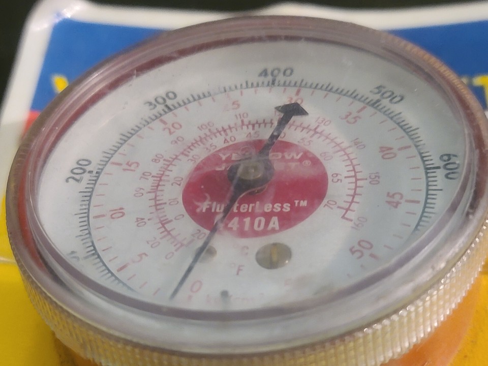 Yellow Jacket 49035 Gauge 2-1/2 Dia Red Pressure 0-800 kg/cm2/psi ...