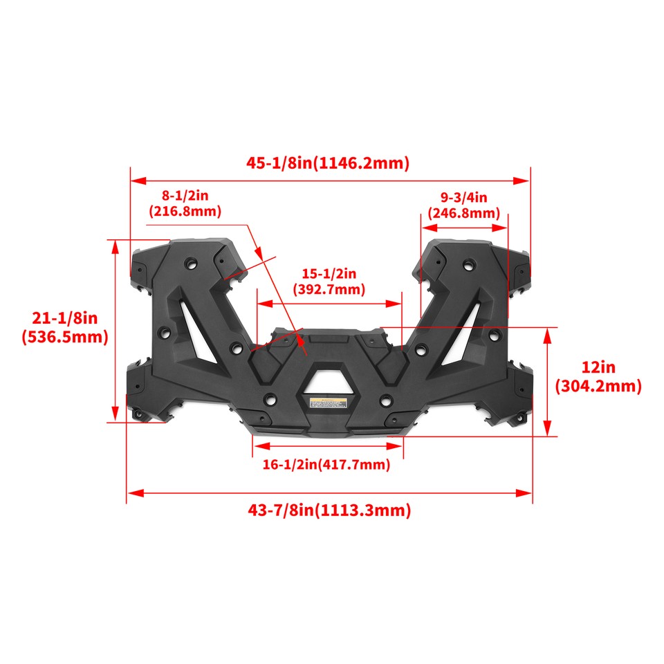 For 2014-2024 Touring SP Polaris Sportsman 570/450 Rear Body Rack ...