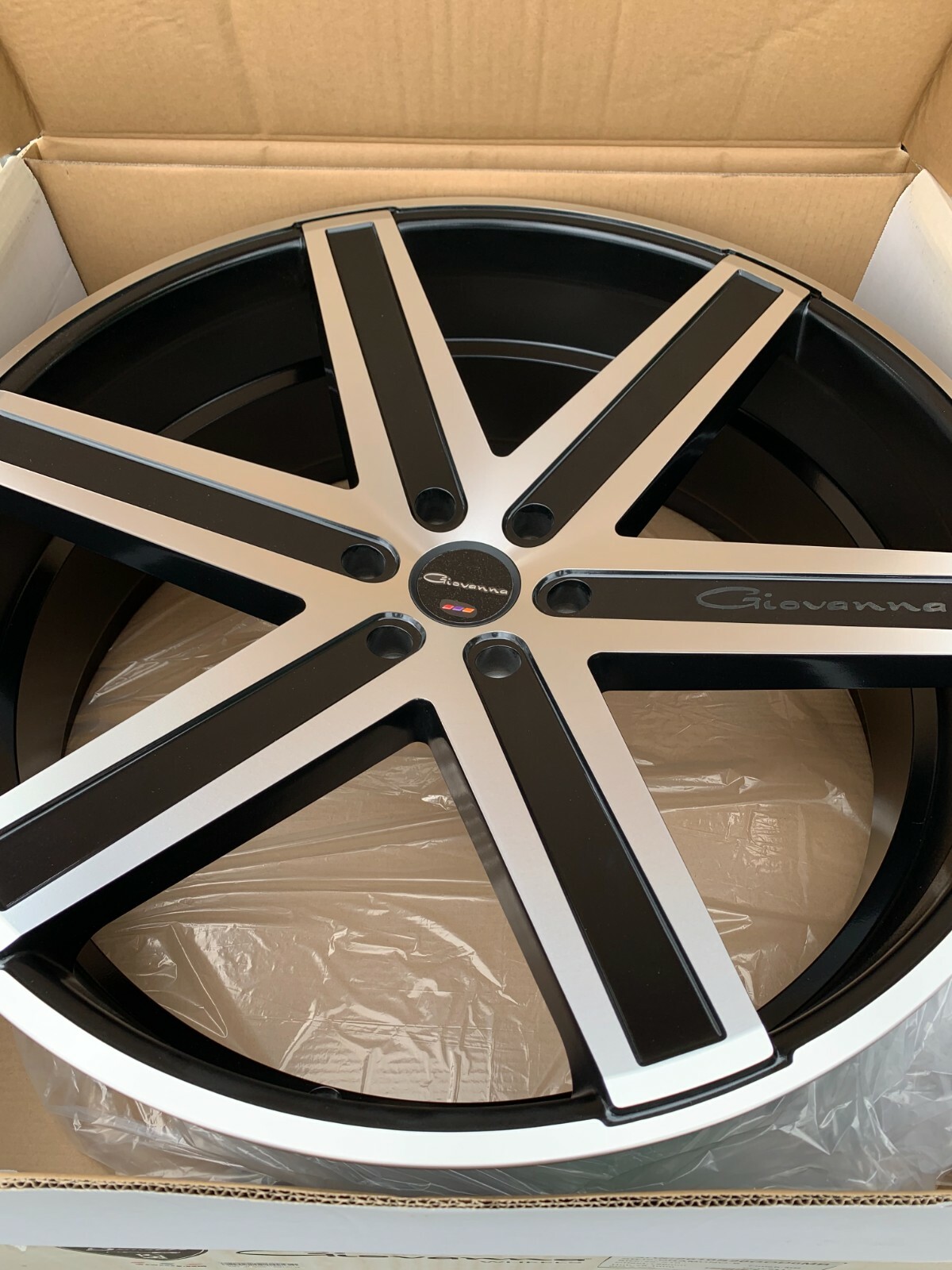 26" GIOVANNA DRAMUNO-6 BLACK MACHINED 6x139.7 TAHOE ESCALADE SILVERADO ...