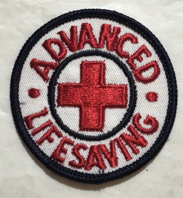 Vintage Red Cross Advance LifeSaving Patch | eBay