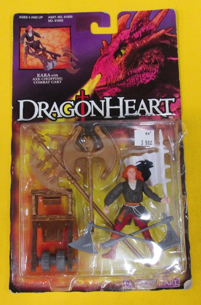 1995 Kenner Dragonheart Kara With Axe-chopping Combat Action Figure ...