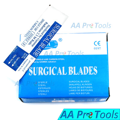 Scalpel Blades Blue Box Dermaplaning, Medical Surgical Instruments New ...