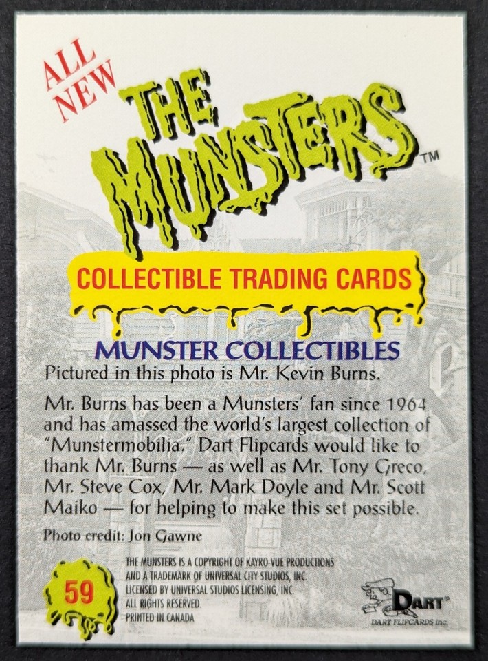 The Munsters 1997 Dart Card #59 (NM) | eBay