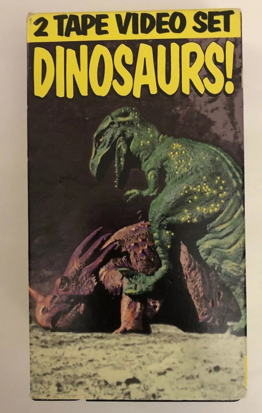 1993 RARE Dinosaurs Hollywood Special Effects Movie 2 Tape Set VHS ...