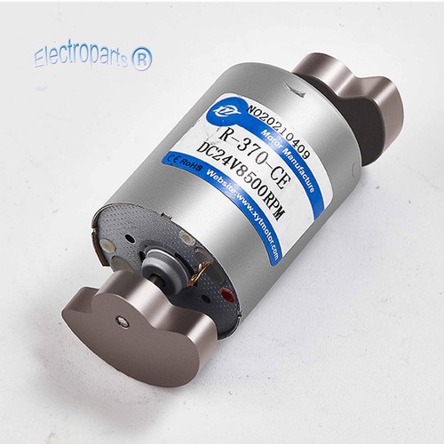 2pcs DC12V R370 Double Shaft Vibrator Motor Dual Vibration Vibrating ...