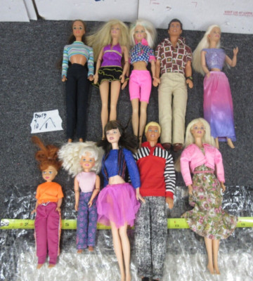 10 Stacie Ken Barbie Kid Kore Dolls with Fashionista Outfits, Clothes ...