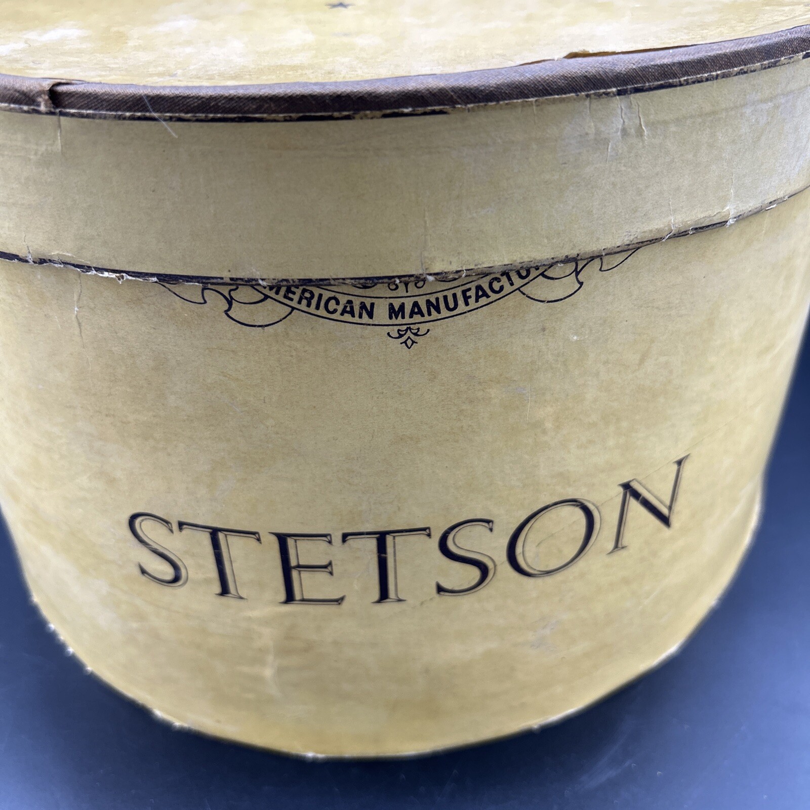 Antique Vintage original STETSON Hat Box Only EMPTY prop decor | eBay