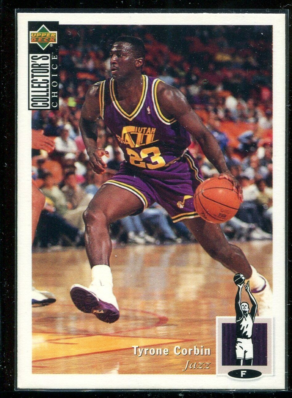 1994 Upper Deck Collector's Choice Tyrone Corbin #138 Utah Jazz | eBay