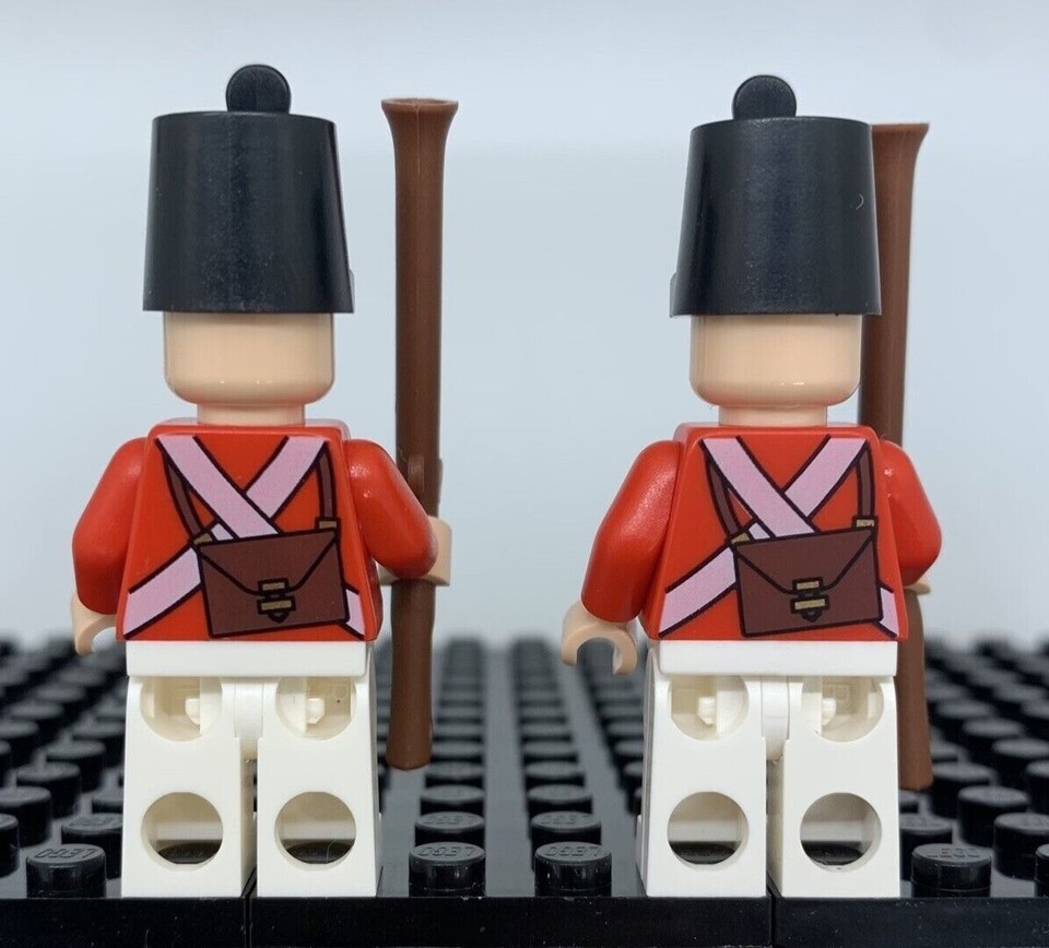 LEGO British Redcoat Soldiers Minifigure Lot 100% Genuine LEGO - YOU ...