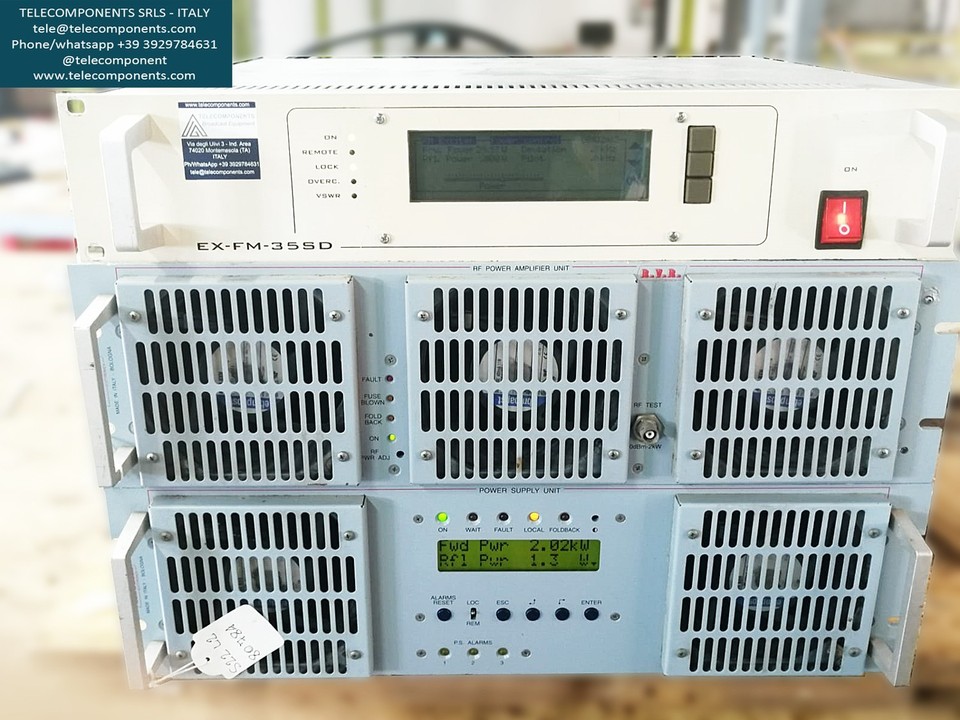 2kw FM RVR PJ2000 Power Amplifier/transmitter - Used | eBay