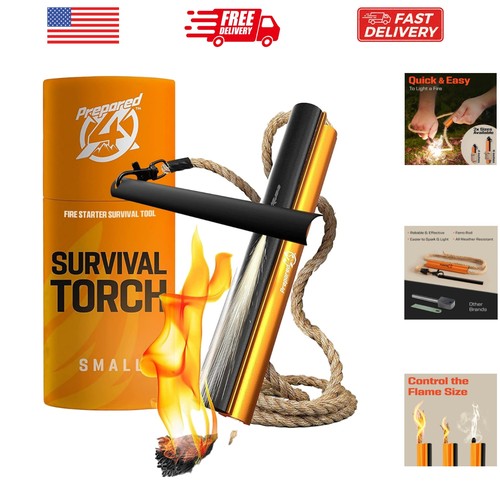 Fire Starter Survival Tool - All-in-One Flint and Steel Fire Starter ...