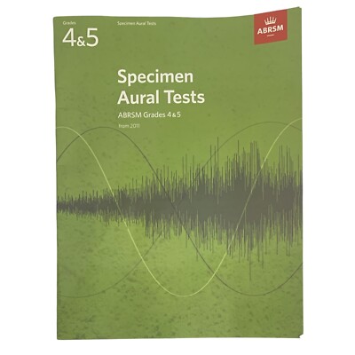 Specimen Aural Tests ABRSM Grades 4 and 5 from 2011 | eBay