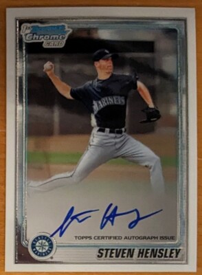 2010 Bowman Chrome Autograph Auto Steven Hensley Card # BCP114 | eBay