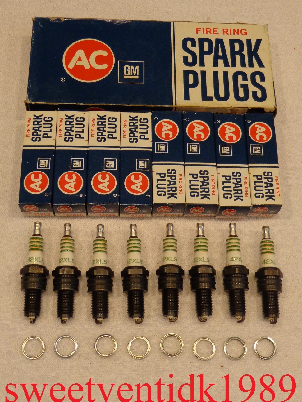 ‘NOS’ AC-42XLS Spark Plugs.......‘Fire Ring’........GM #5613112 | eBay