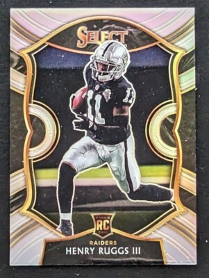 Henry Ruggs III Raiders 2020 Panini Select Silver Prizm #58 Rookie Card ...