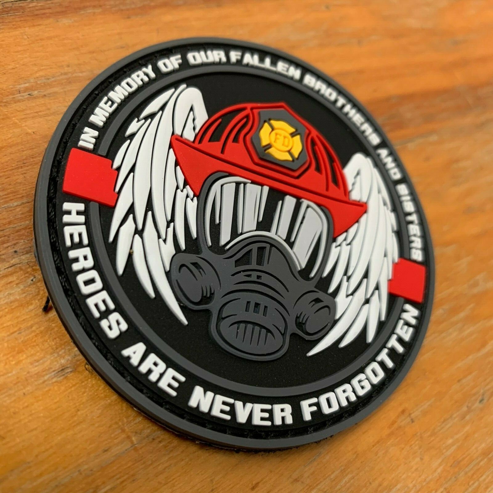 In Memory of Our Fallen Firefighters Morale PVC Patch | eBay