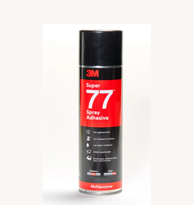 3M Super 77 Multi-Purpose Spray Adhesive Can 375G Strongest Adhesive ...