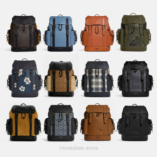 NWT Coach MEN'S Hudson Backpack In Signature Canvas/Chambray | eBay