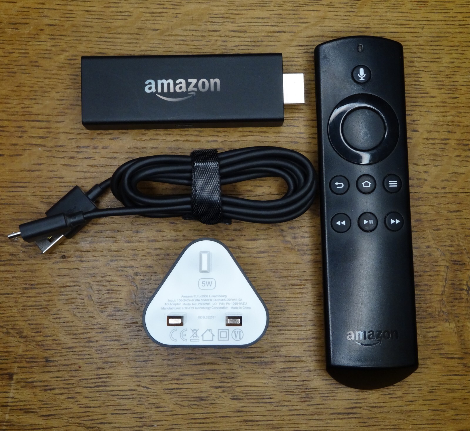 Amazon Fire Stick 2nd Generation complete with Remote & Mains Charger ...
