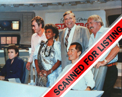 STAR TREK TOS Original Series CAST at Enterprise Shuttle 8X10 PHOTO ...