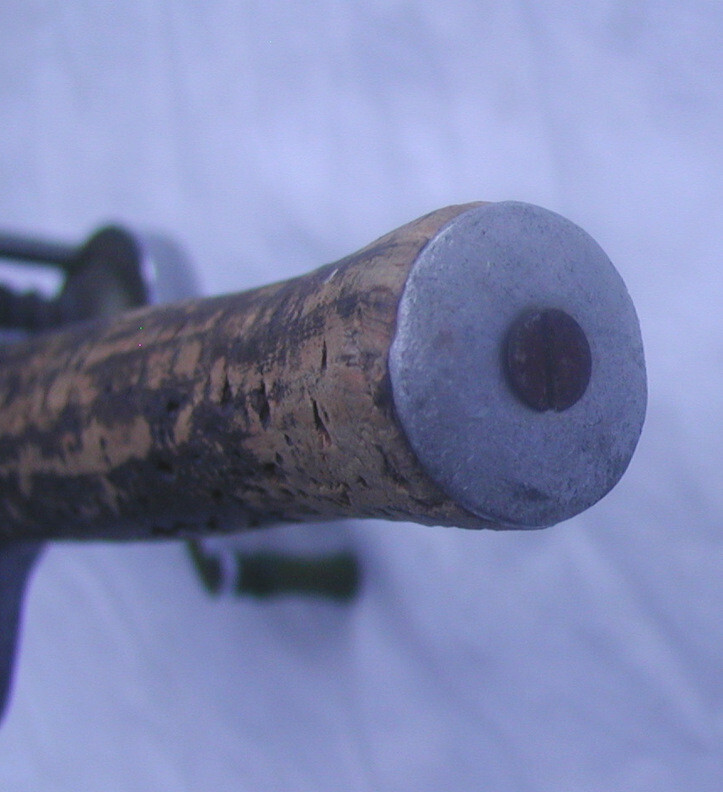 Vintage True Temper Steel Fishing Rod Pole Cork Handle Pflueger Akron ...