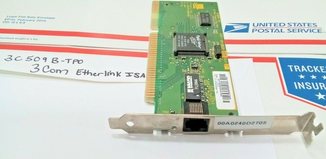 3Com 3c509-tpo 10mbps ISA TPO Rj45 Network Ethernet Interface Card for ...