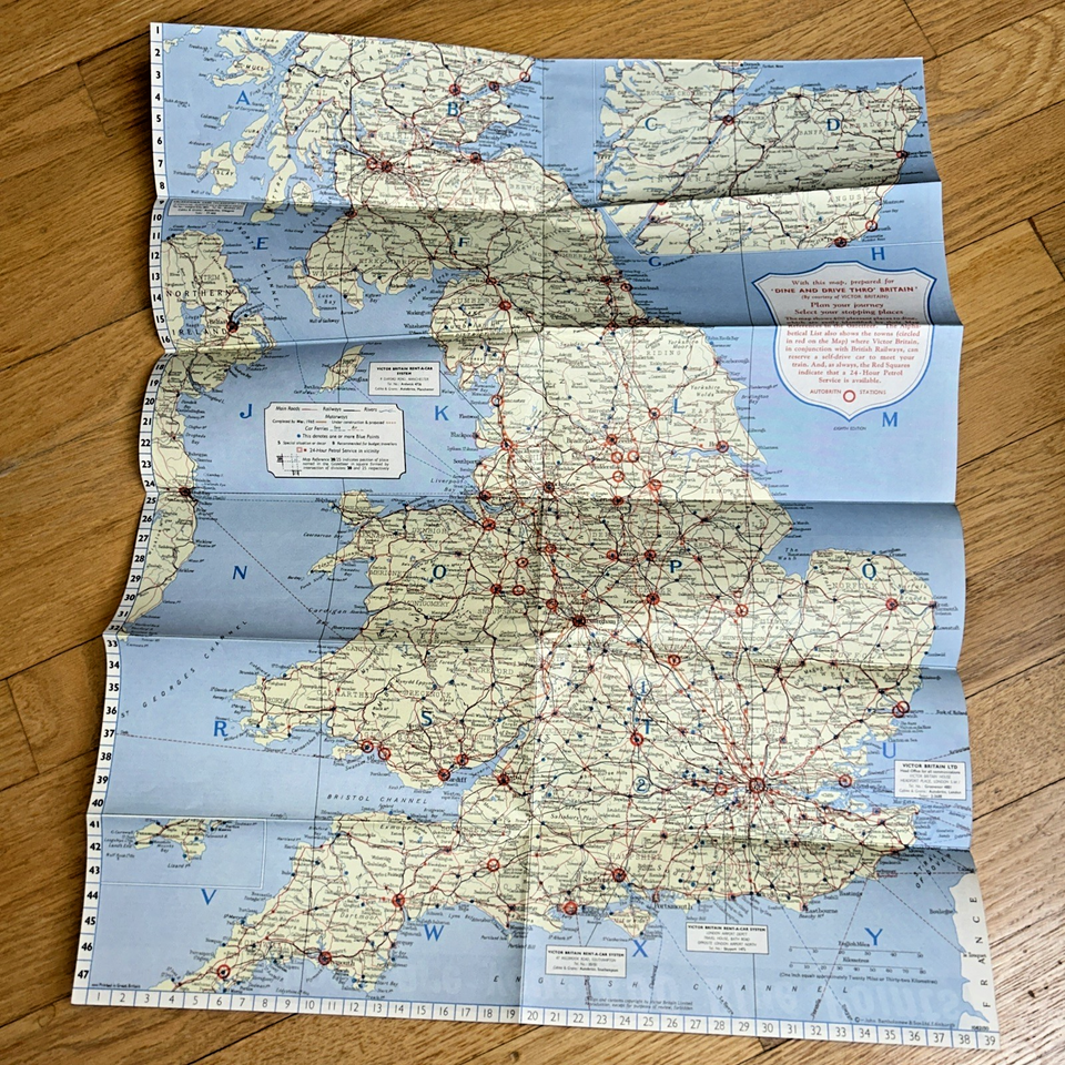 DINE & DRIVE THRU BRITAIN, THE TRAVELER'S FRIEND & GASTRONOMIC GUIDE ...