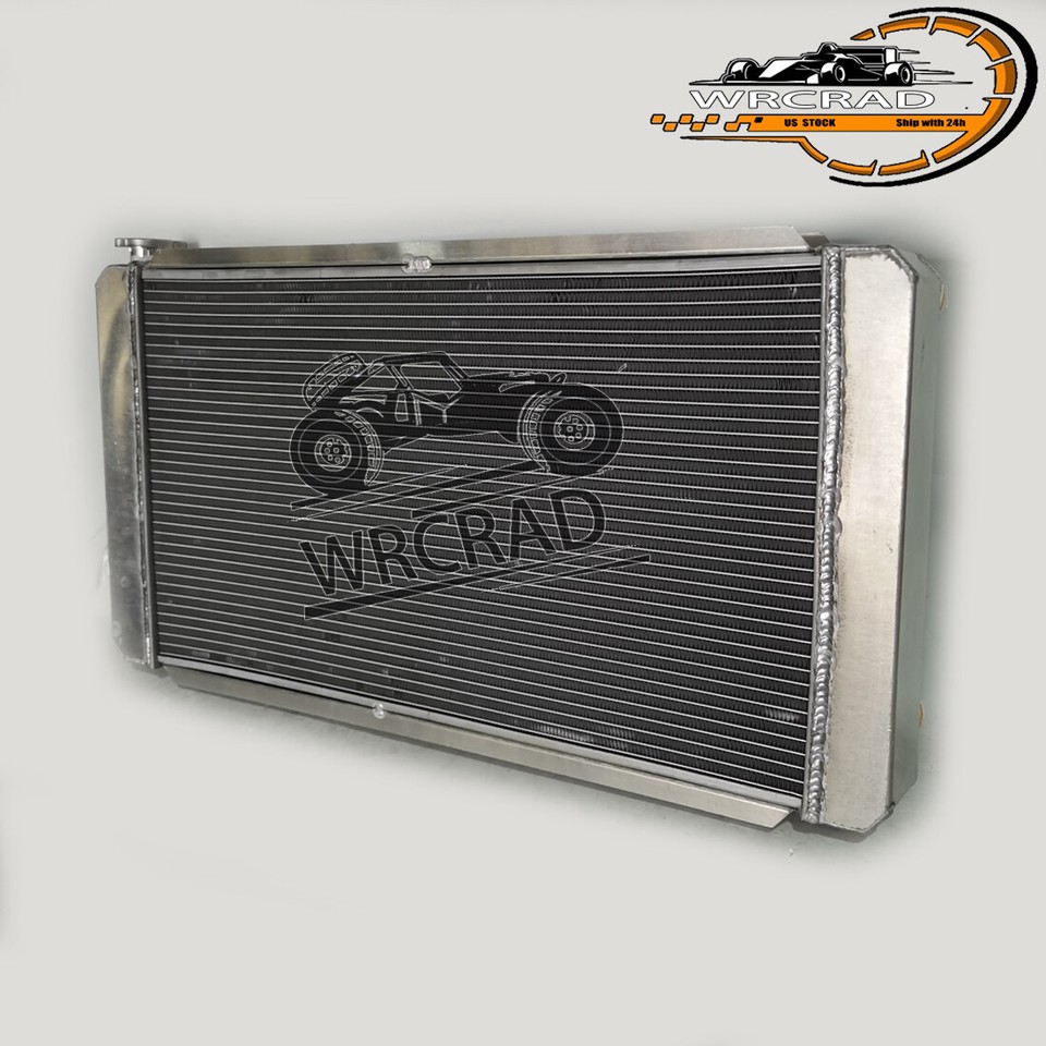 2Row Universal Radiator For 16" x 31" Low Profile In/Out Left Double ...