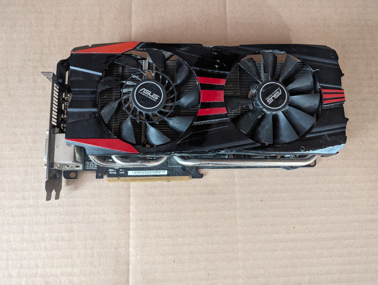 ASUS RADEON R9 280X 3GB PCIE X16 GAMING DUAL SLOT R9280X-DC2T-3GD5 GPU ...