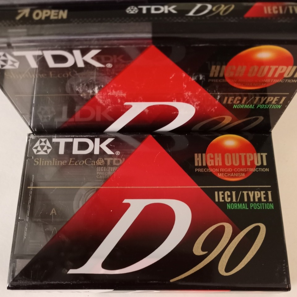 Lot Of 10 TDK D90 Blank Audio Cassette Tapes High Output ICEI/Type I ...