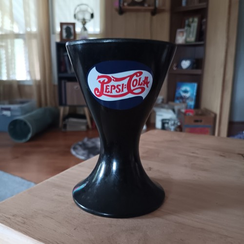 Vintage 1940's PEPSI:COLA Double Dot Script Bakelite Paper Cone Cup ...