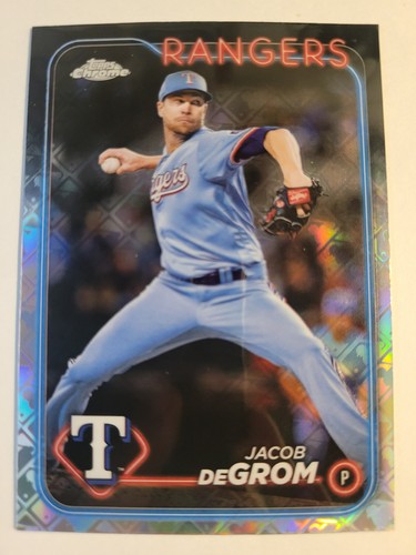 2024 Topps Chrome Logofractor JACOB DEGROM Refractor | eBay