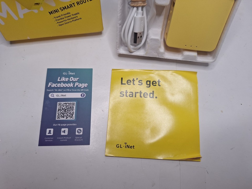 GL iNet 300M Mini Smart Router - GL MT300N-V2 Mango | eBay