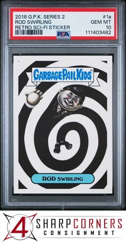 2018 GARBAGE PAIL KIDS SERIES 2 RETRO SCI-FI STICKERS #1a ROD POP 1 PSA ...