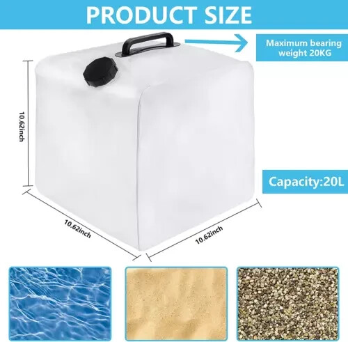 4 Pcs Pool Ladder Weights, Universal Pool Steps Weight Sandbag, Plastic ...