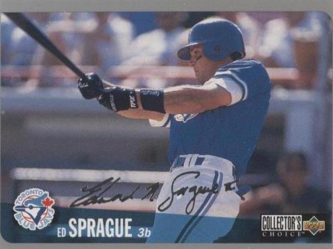 1996 Upper Deck Collector's Choice - Ed Sprague #748 Silver Foil ...