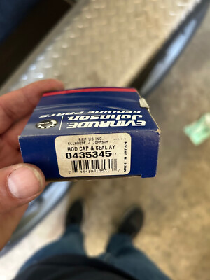 OMC 435345 0435345 Trim Rod End Cap & Seal Assembly OEM New Factory ...