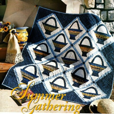 Summer Gathering Quilt Pattern Pieced/Applique PS | eBay