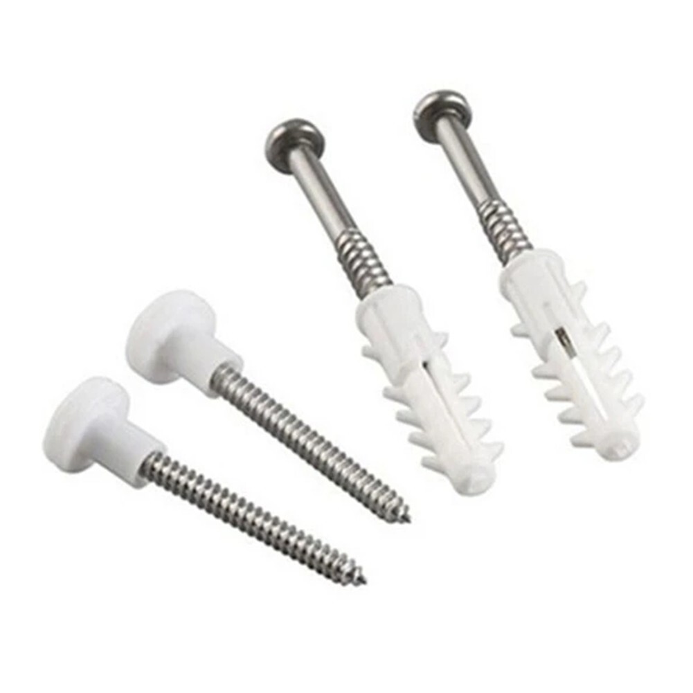 WC Screws Fixing Kit Floor Pan Replacement Semi Pedestal Stainless ...
