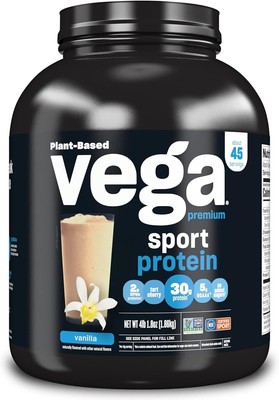 Vega Premium Sport Protein Vanilla Protein powder,NSF CertifiedforSport ...