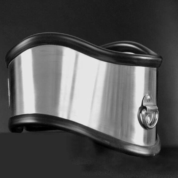 Metal Collar Chastity Posture Neck Collar Restraint Slave Choker ...