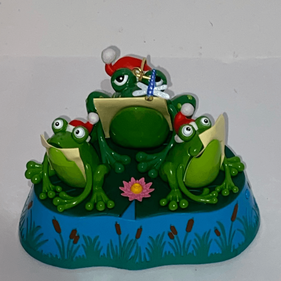 Hallmark Keepsake Multicolor Magic Sound And Motion Jingle Frogs ...